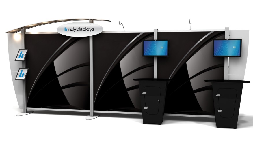 10' x 20' XRline Custom Modular Displays - Indy Displays