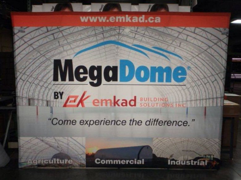 Burst 10ft Flat Backlit Pop Up Display - Indy Displays