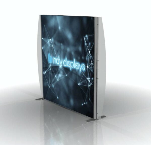 10' XVline Round Wing Light Box Display - Indy Displays