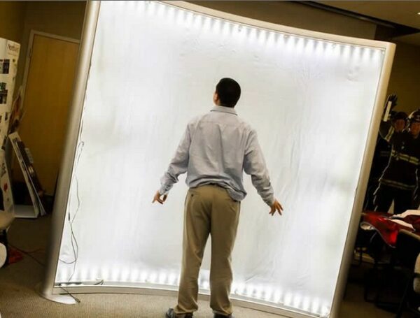 10' XVline x2 Backlit Trade Show Display - Indy Displays