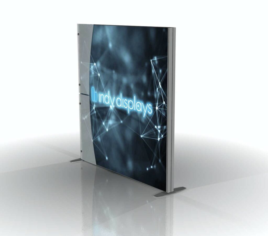 10' XVline x3 Backlit Trade Show Display - Indy Displays