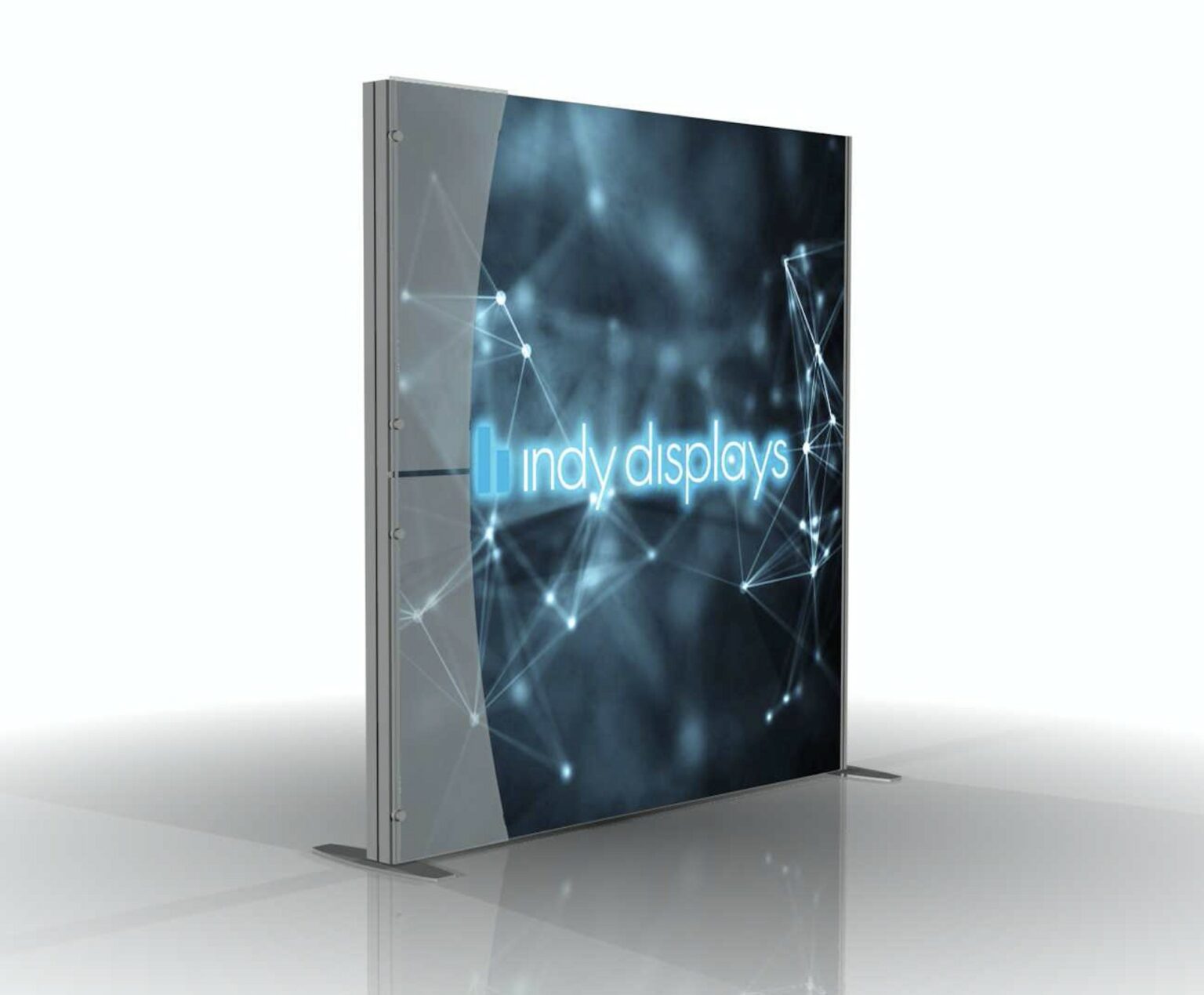 10' XVline x3 Backlit Trade Show Display - Indy Displays