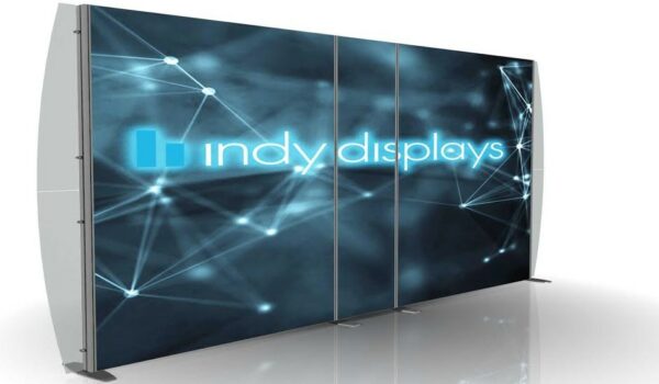 10x20 XVline V1 Backlit Trade Show Display - Indy Displays