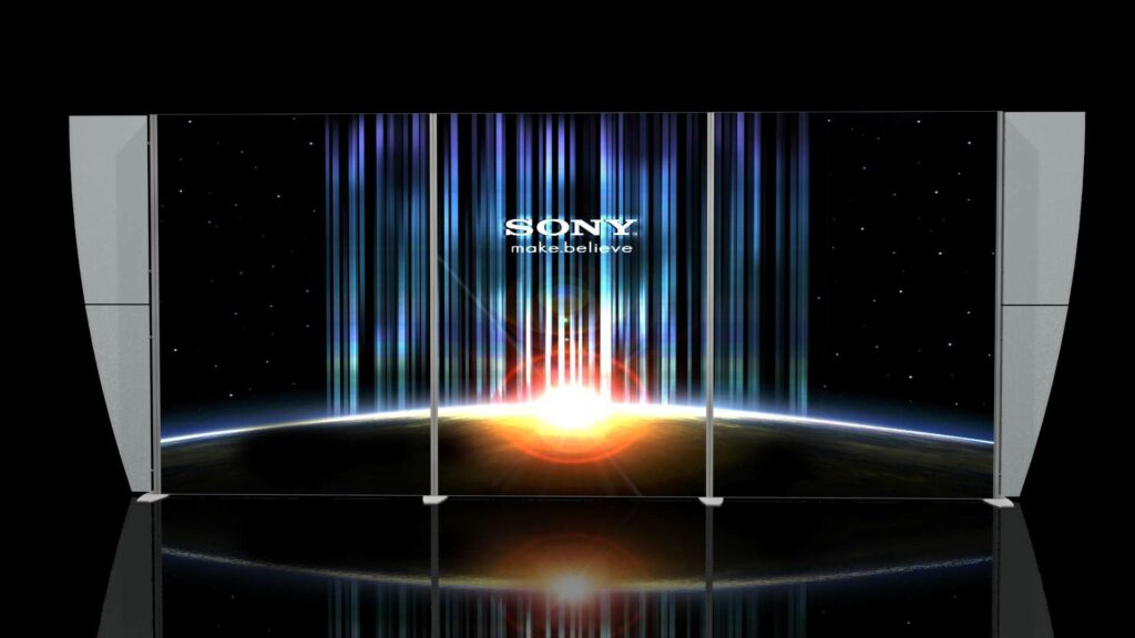 10x20 XVline V3 Backlit Trade Show Display - Indy Displays