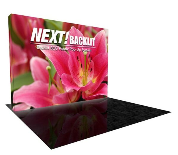 10' Next! Backlit SEG Fabric Lightbox Display - Indy Displays