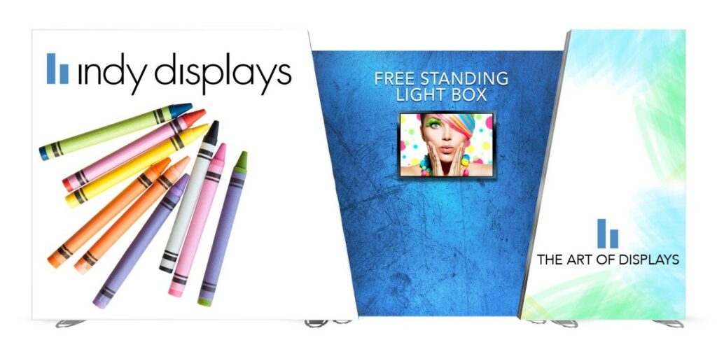 8ft LED Lightbox Monitor Display - Indy Displays
