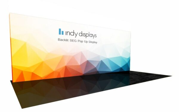 20ft Backlit SEG Pop Up Display - Indy Displays