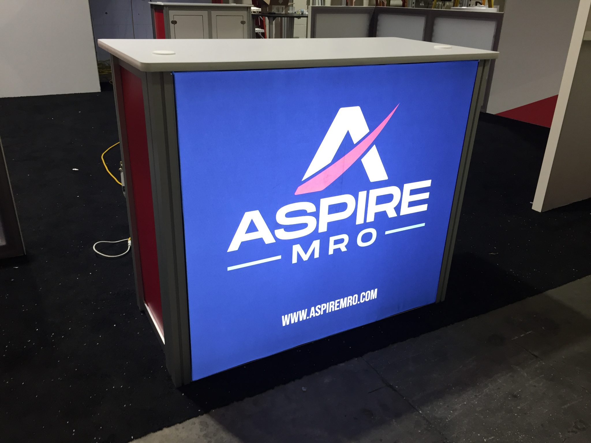 AGAM LED Backlit Trade Show Cabinet - Indy Displays