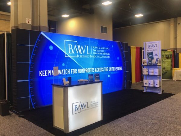 AGAM LED Backlit Trade Show Cabinet - Indy Displays