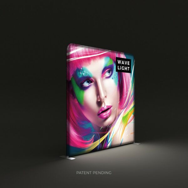 8ft Wavelight Backlit Display - Indy Displays