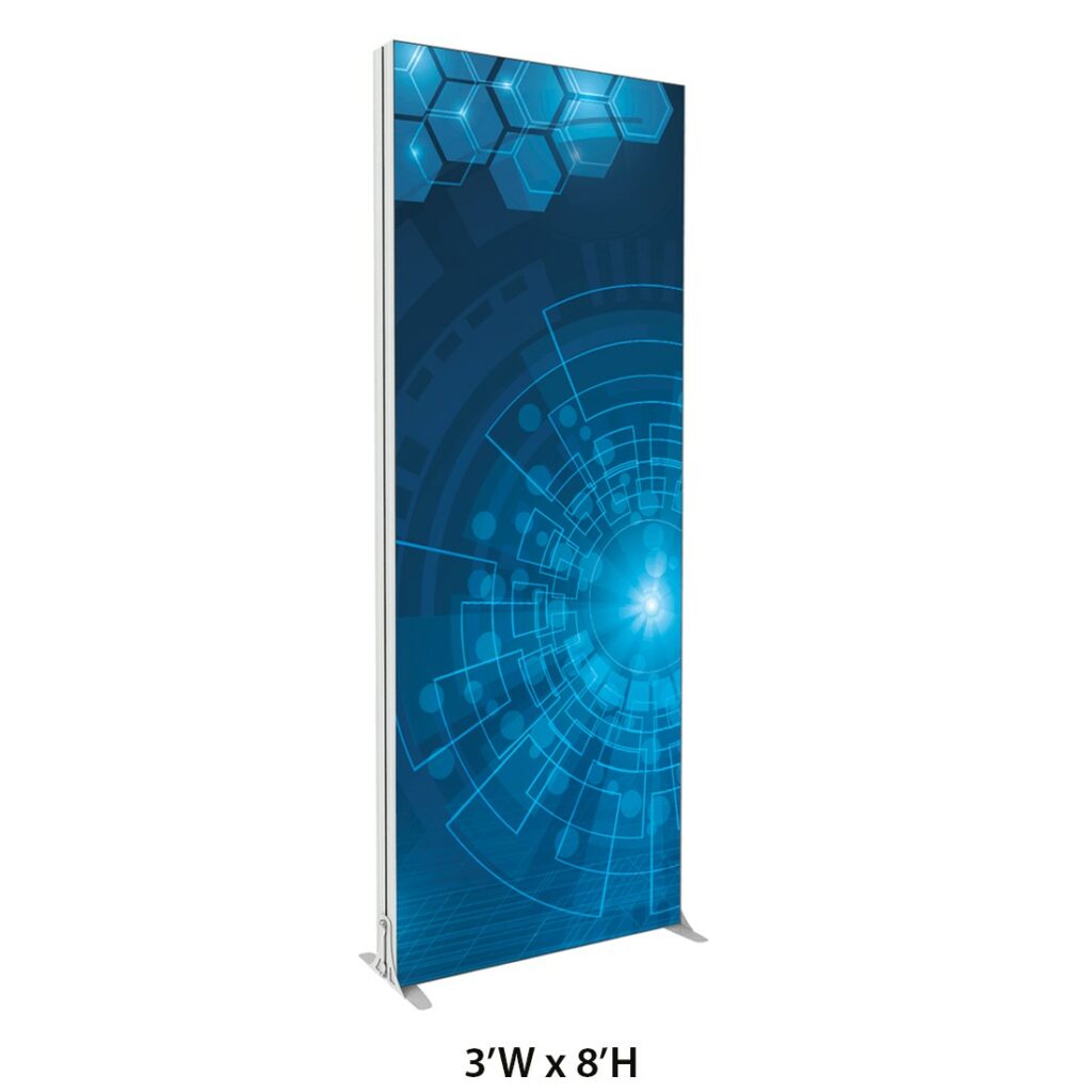 8' Fabric Backlit NEXT! SEG Popup Display - Indy Displays