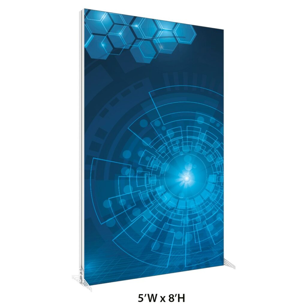 5ft LightenUp Tool-Free Backlit Display - Indy Displays