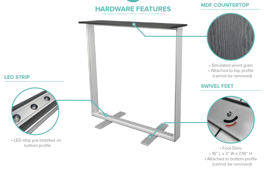 ONE CHOICE Lightbox Counter - Indy Displays