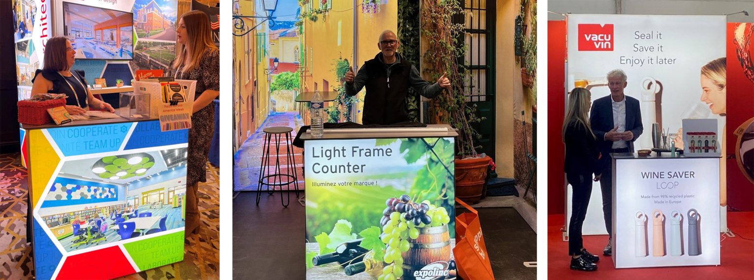 Expolinc Light Frame Counter - Indy Displays