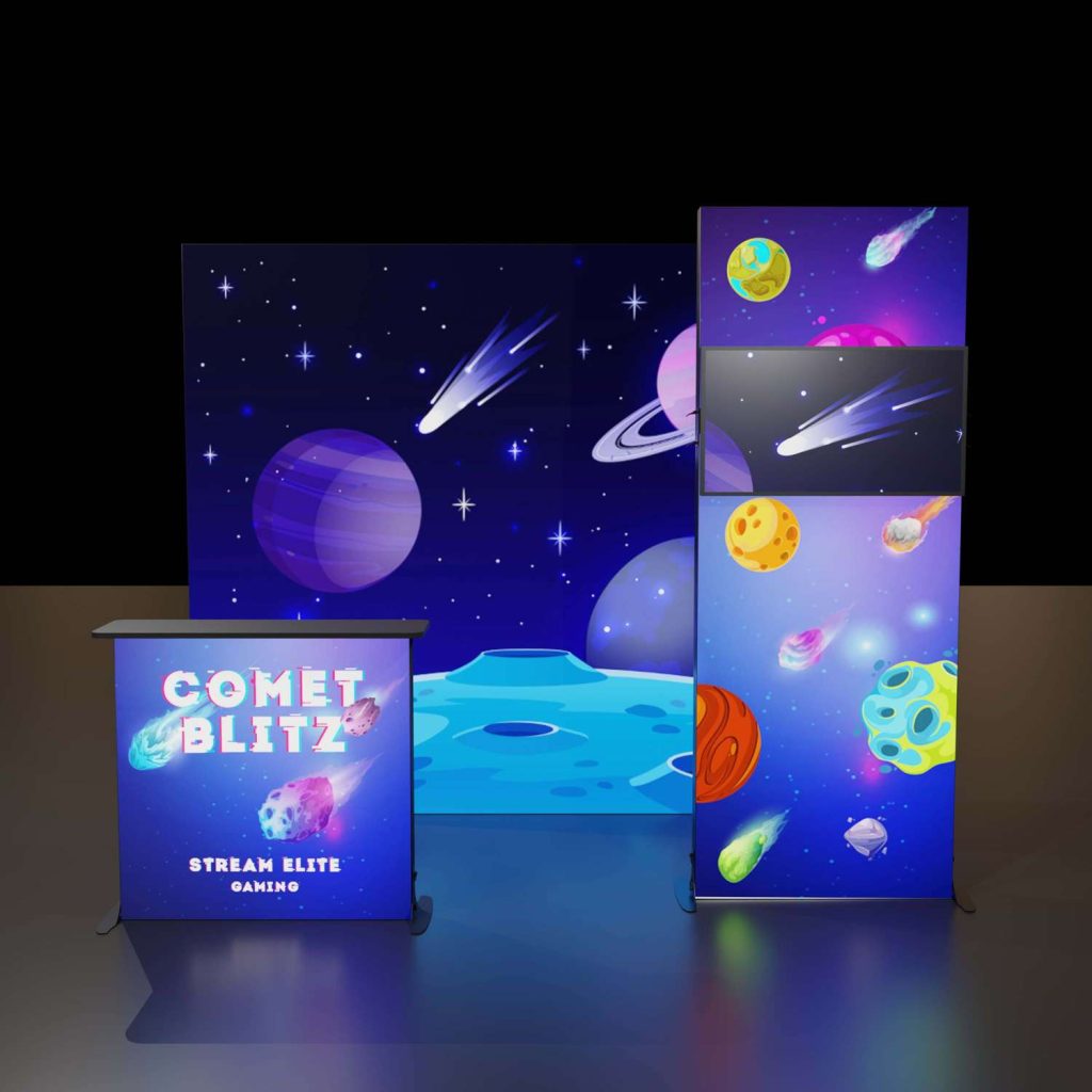 (A) 8'H Astra Modular Display Kit 2 - Indy Displays