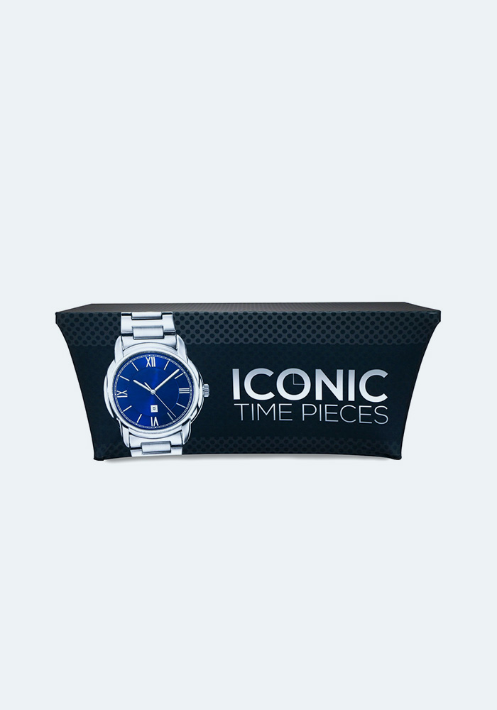 6' Closed Back Stretch Table Cover - Indy Displays